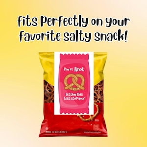 Testing Day Snack Tag, Classroom Treat Tag, Pretzel Tags, Good Luck ...