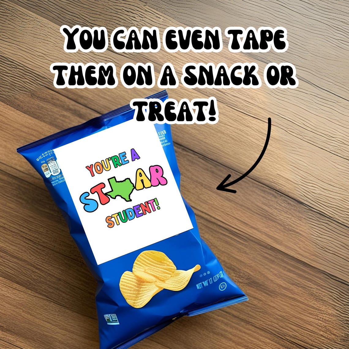 STAAR Testing Encouragement Notes, STAAR Testing Printable Snack Tags ...