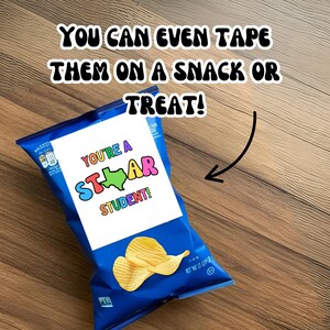 STAAR Testing Encouragement Notes, STAAR Testing Printable Snack Tags ...