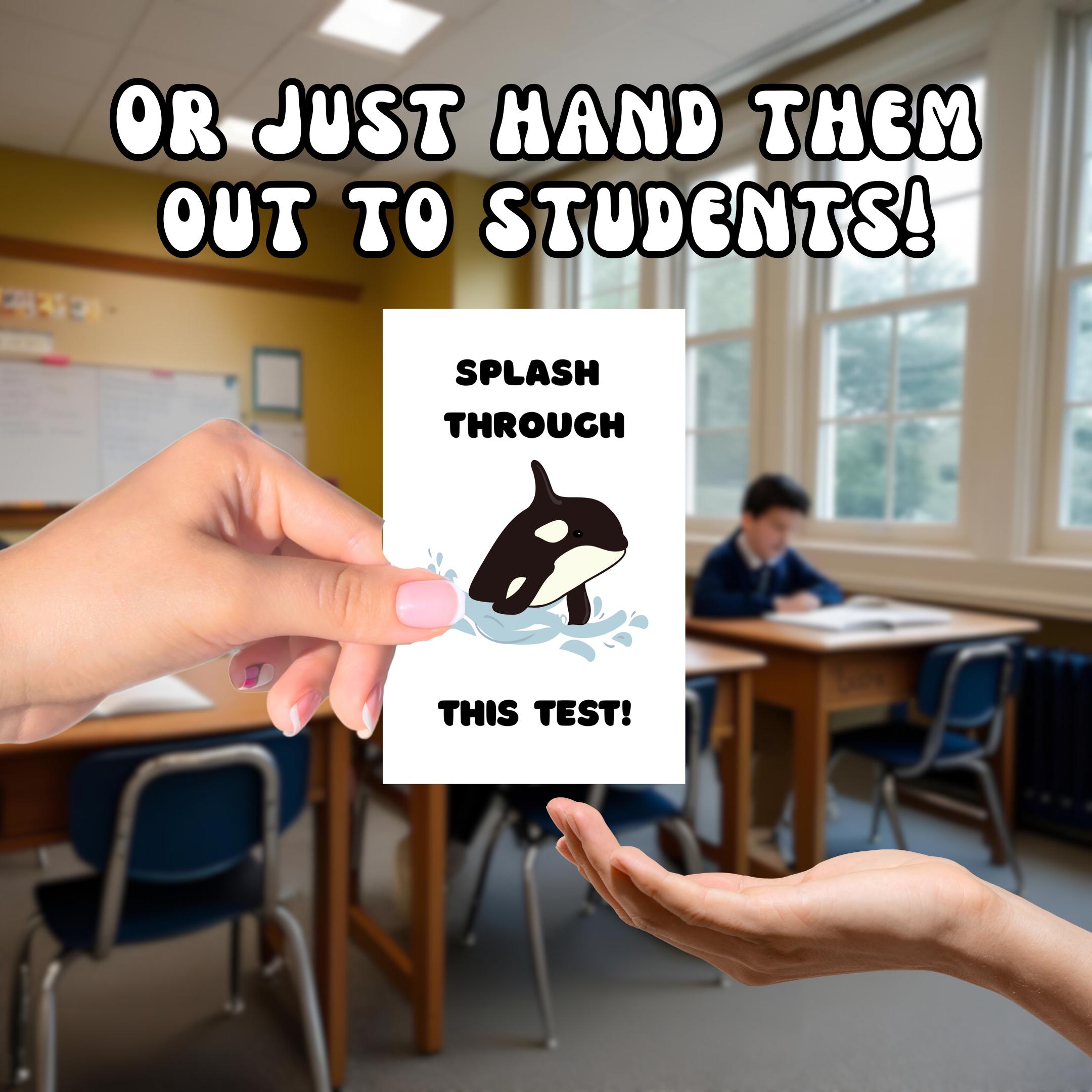 Testing Encouragement Notes, Testing Day Notes, Testing Snack, Animal ...
