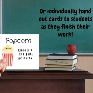 Fast Finisher Cards, Classroom Management Tool, Back to School Supplies ...