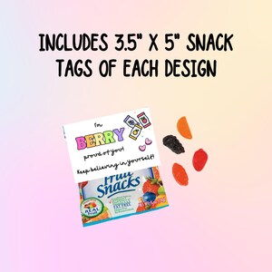 State Testing Snack Tags, Printable Snack Labels, Goody Bag Toppers for ...