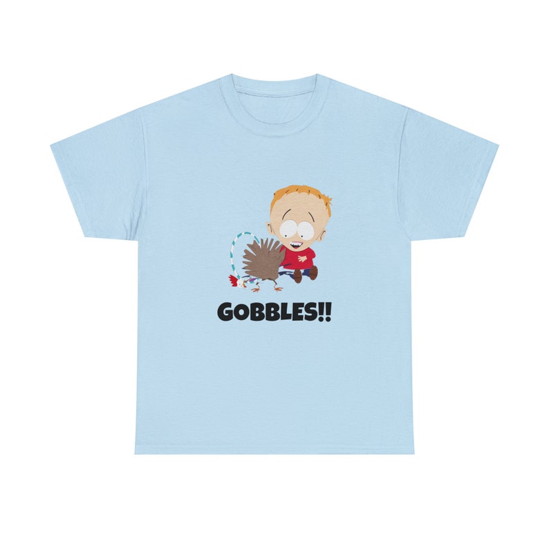 South Park Timmy and Gobbles T-shirt Gobbles Funny Cartoon Tee Gift for ...