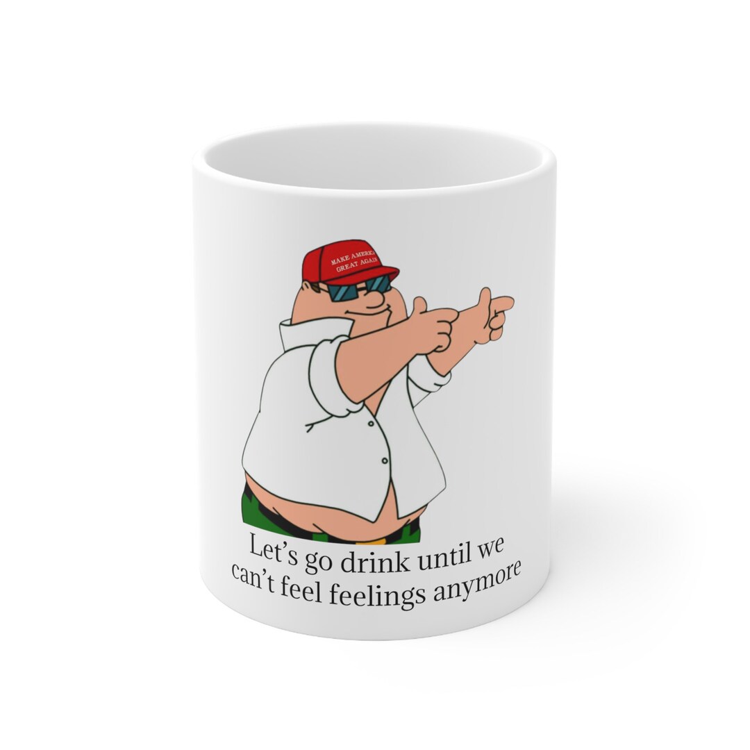 Peter Griffin, Family Guy Mug, Cartoon Drinkware, Alcoholic Gift ...