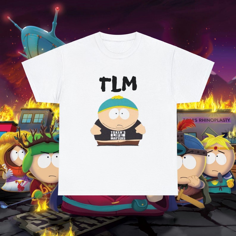 Camiseta de dibujos animados de South Park, Eric Cartman, Token's Life ...