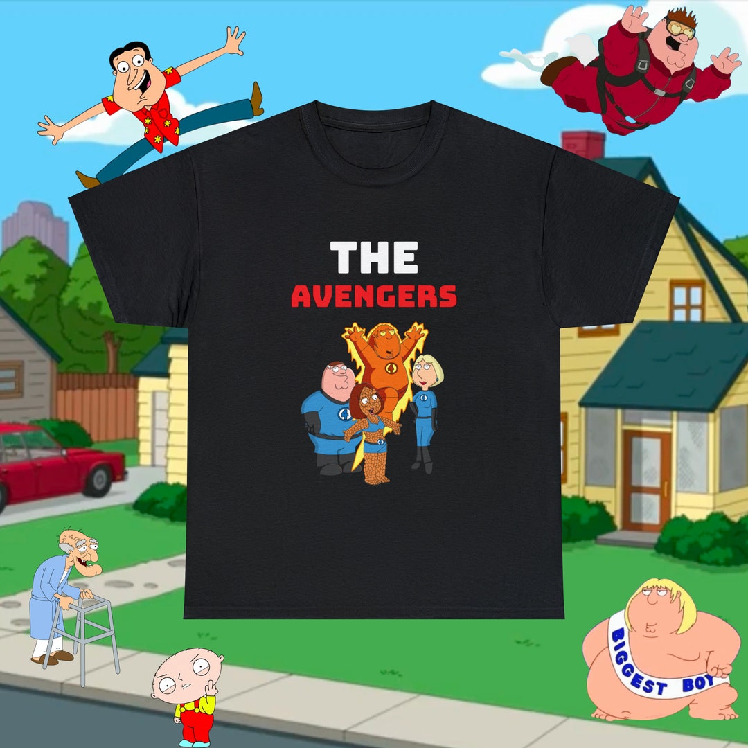Family Guy Shirt, the Griffin Family Tshirt, the Avengers, Funny Quote ...