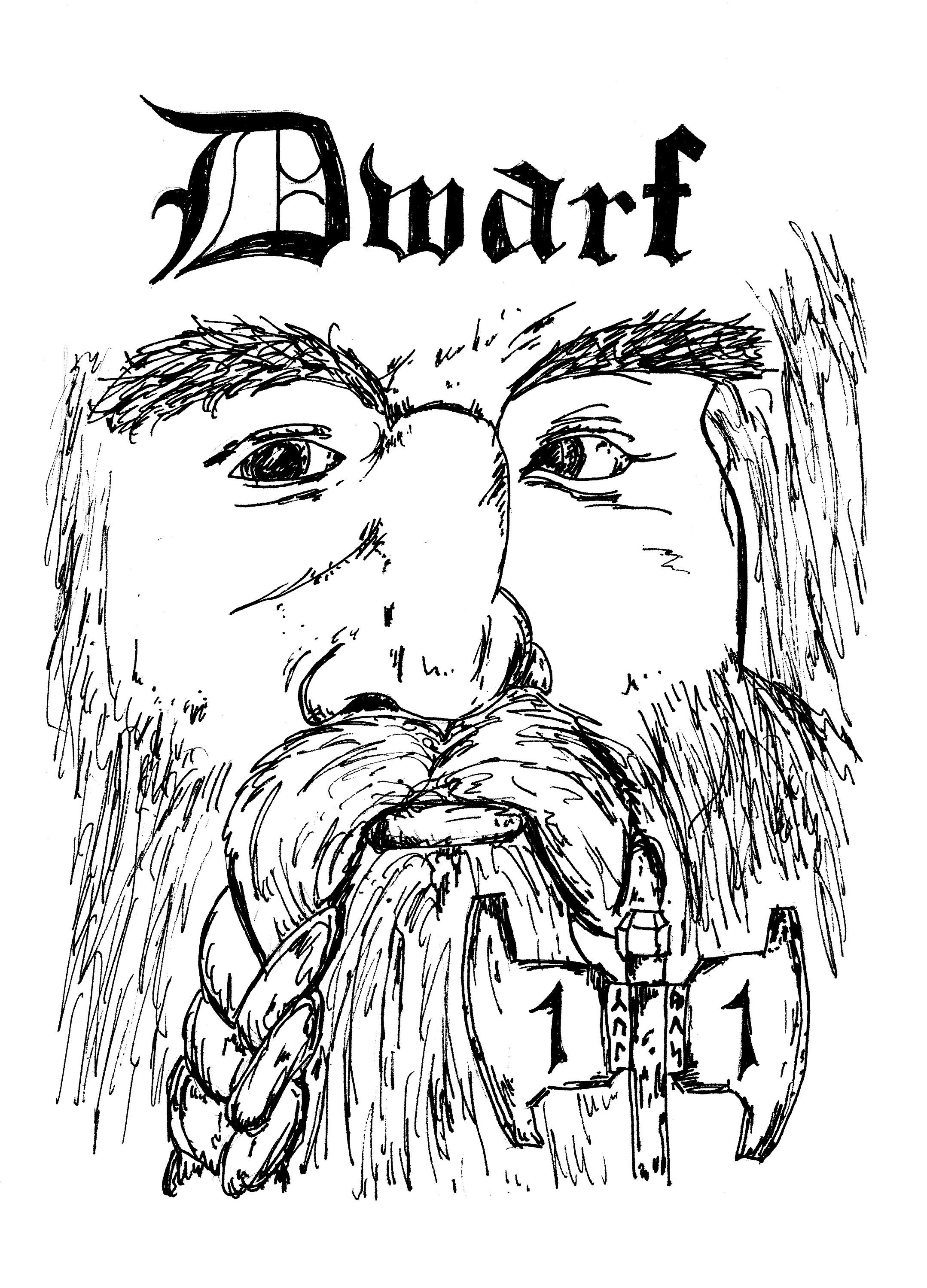 Foil MTG Dwarf Token Comic Art - Etsy