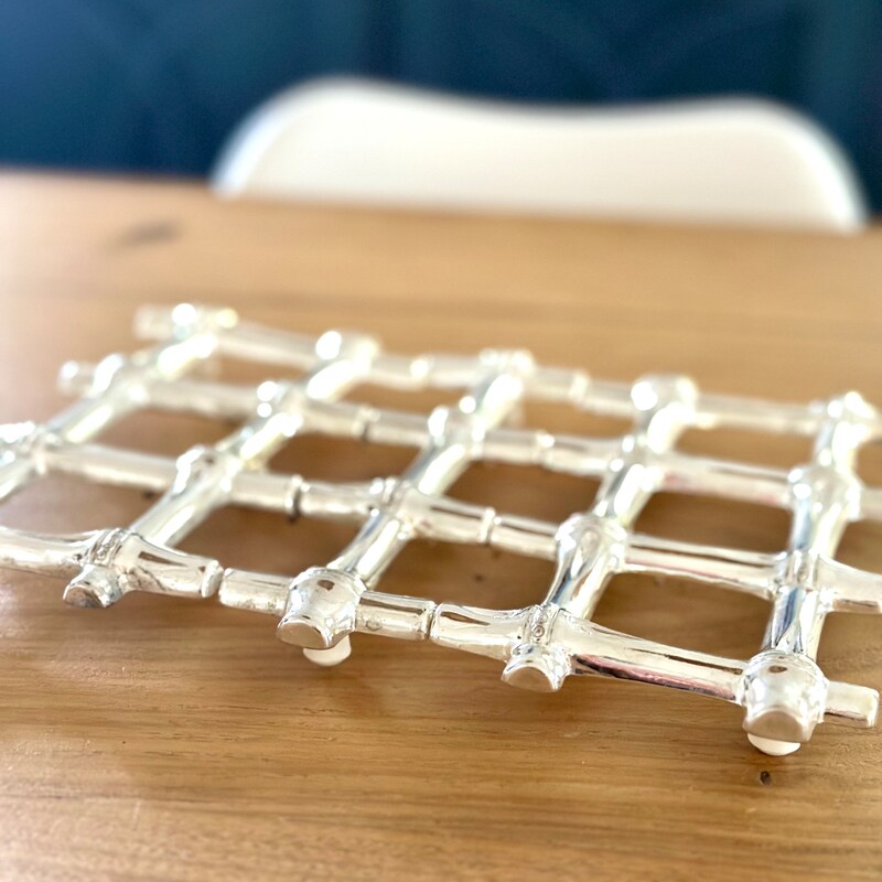 Silver Trivet - Etsy