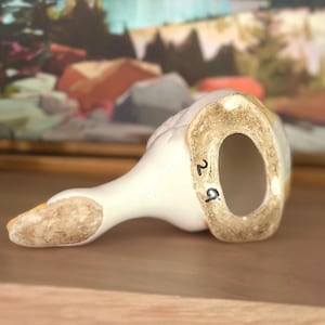 Vintage Ceramic Goose, Shelf Sitter, Ceramic Duck, Bookshelf Decor ...