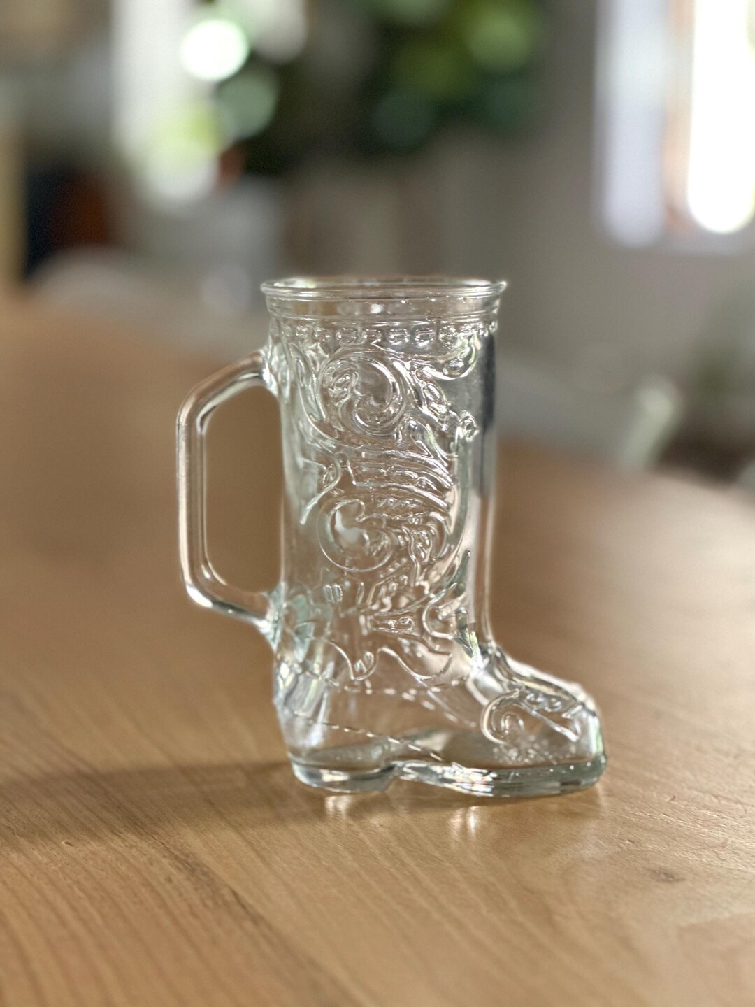 Vintage Cowboy Boot Beer Mug, Stein, Mexico, Cowboy Decor, Rustic Cabin ...
