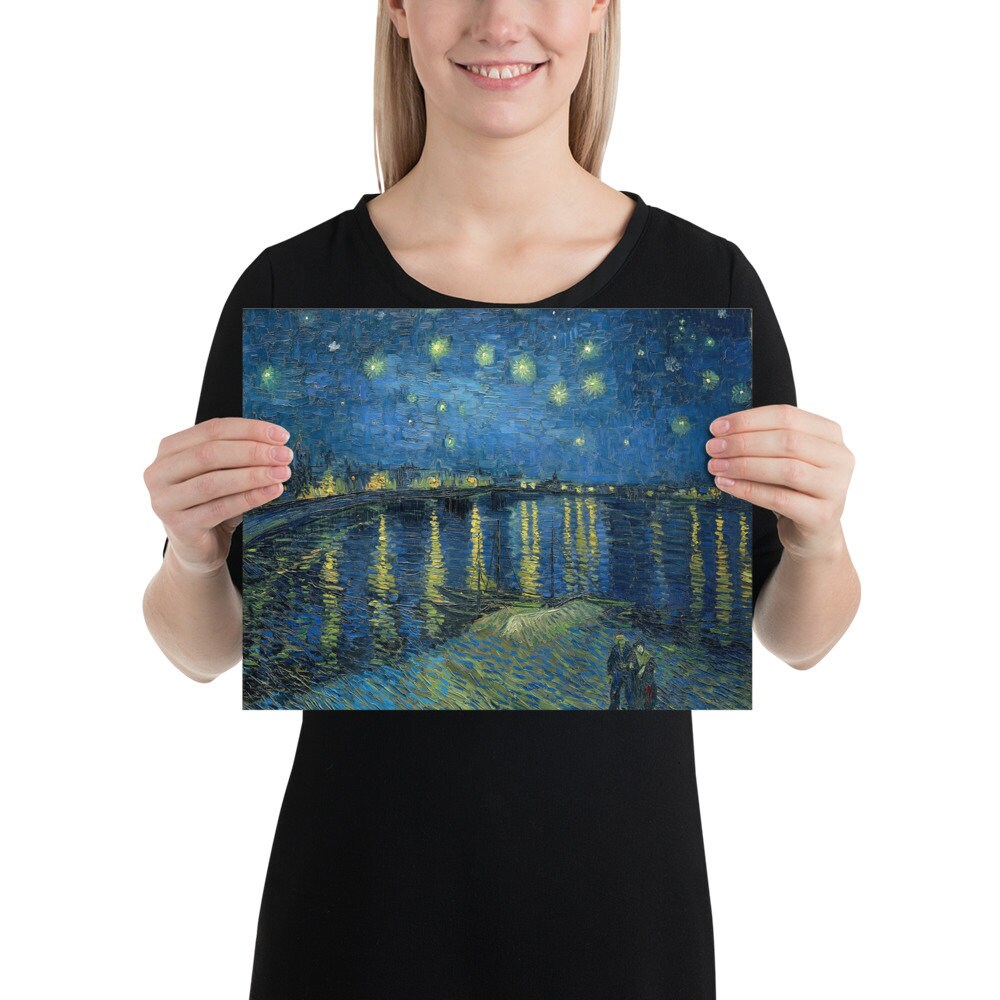 Starry Night Over the Rhone--vincent Van Gogh Expressionism Modern Art ...