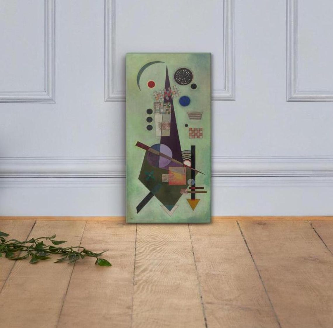 Extended (1926)--wassily Kandinsky Geometric Abstract Modern Art 10"x20 ...