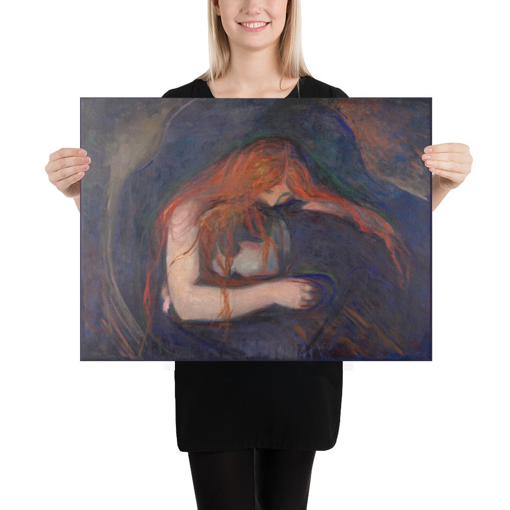 Love and Pain (the Vampire)--edvard Munch Expressionism Abstract Modern ...