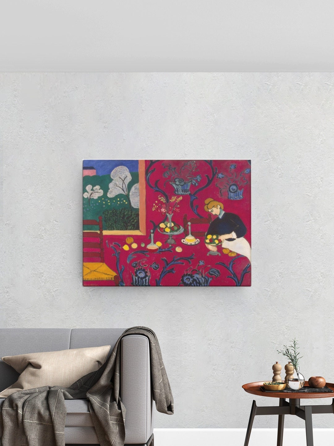 The Dessert: Harmony in Red--henri Matisse Fauvism Abstract Modern Art ...