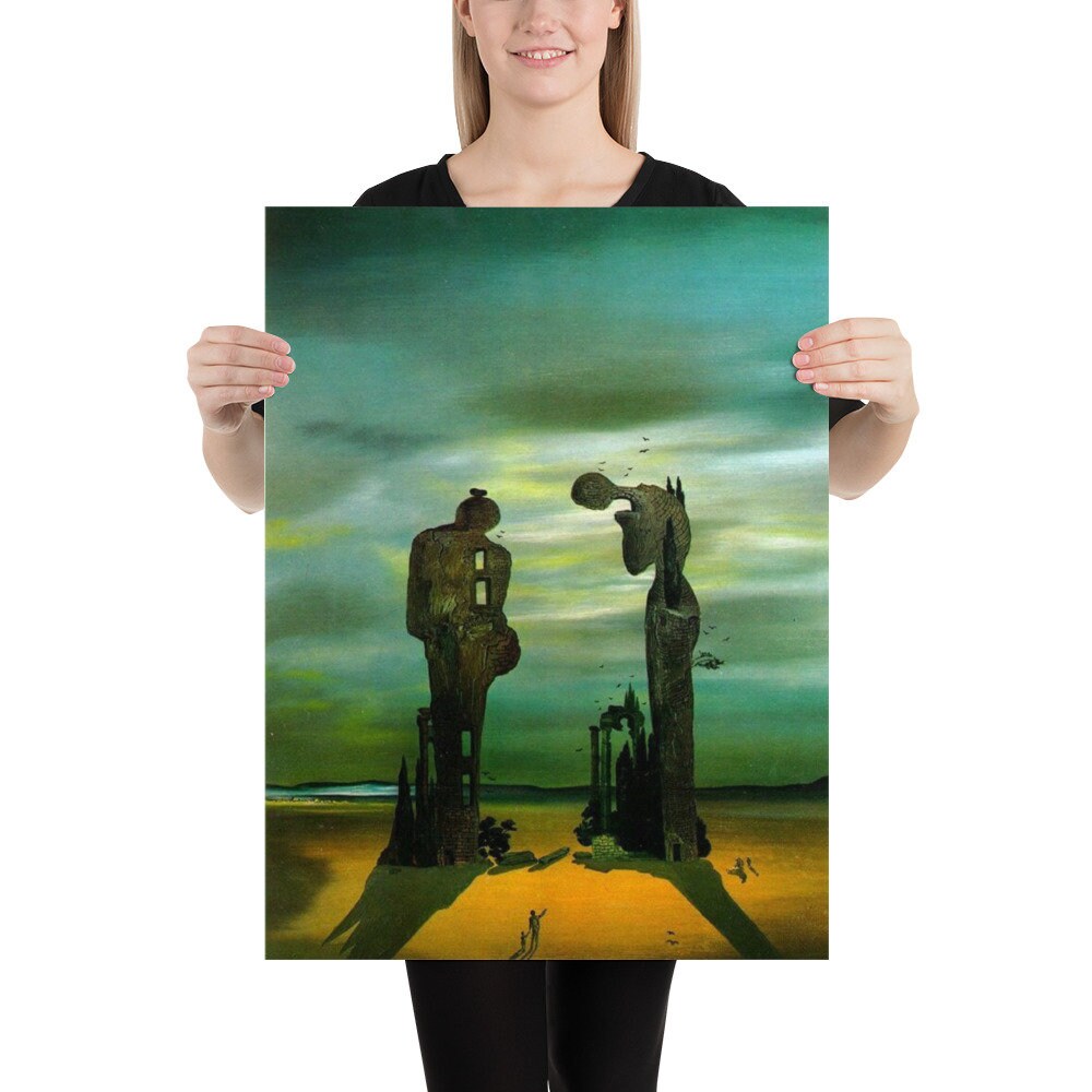 Archeological Reminiscence of Millet's Angelussalvador Dalí Abstract ...