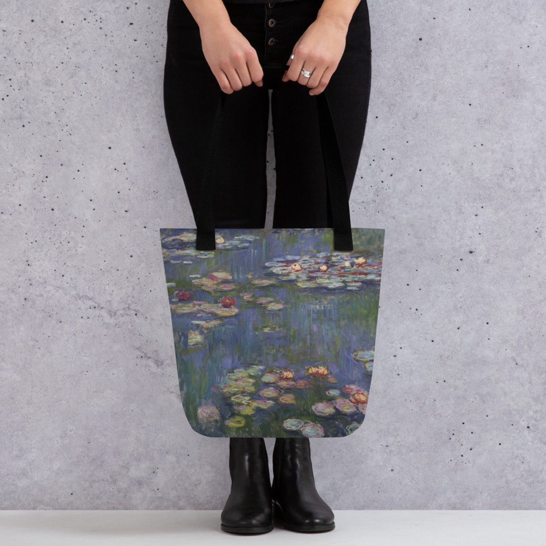 Water Lilies-1916vincent Van Gogh Impressionism Fine Art Floral Tote ...