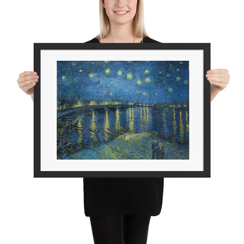Starry Night Over the Rhonevincent Van Gogh Expressionism - Etsy