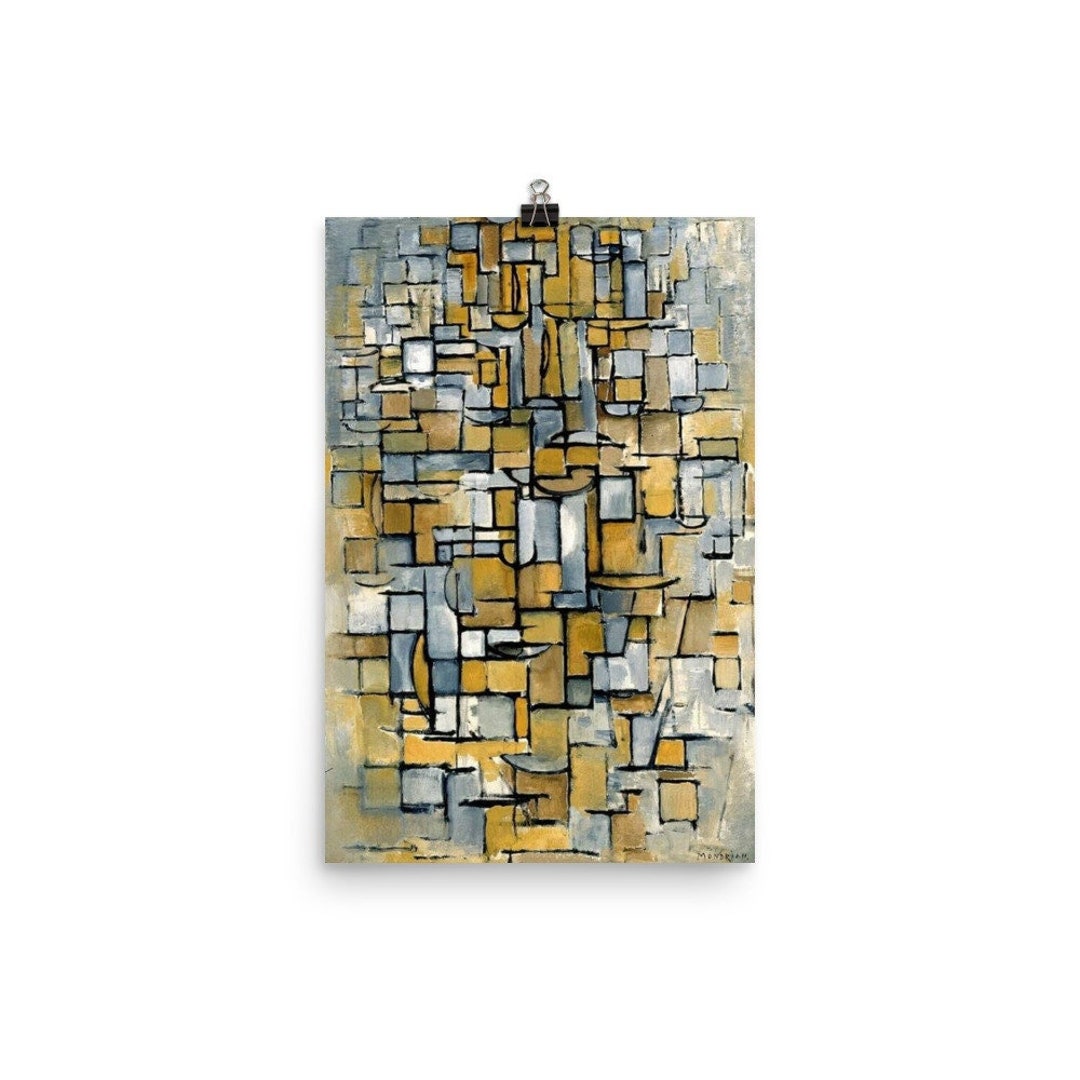 Tableau No. 1--piet Mondrian Abstract Modern Art Giclée Quality Matte ...