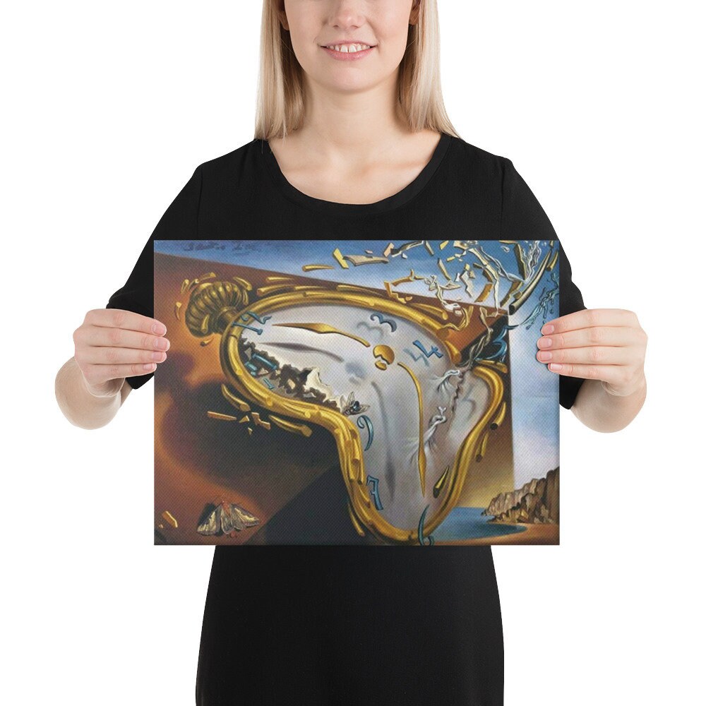 The Melting Watch--salvador Dali Surrealist Abstract Modern Art Canvas ...