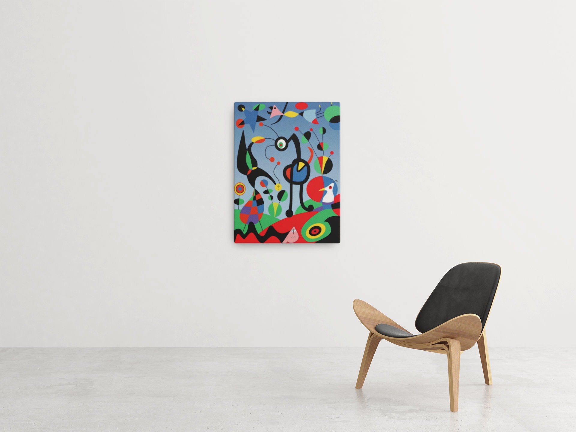 The Garden el Jardinjoan Miró Abstract Surrealist Modern - Etsy