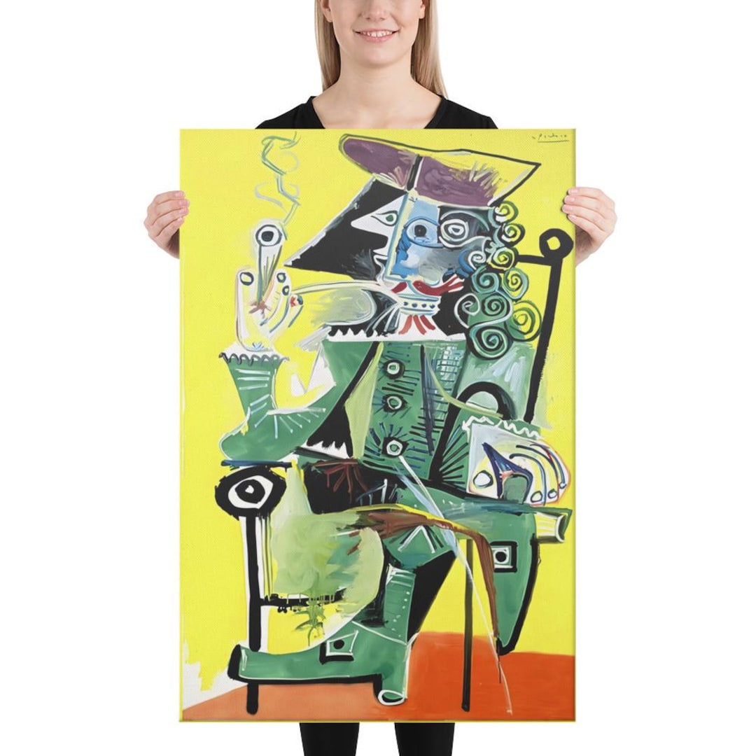 Musketeer--pablo Picasso 36"x24" Canvas Abstract Cubism Modern Art ...