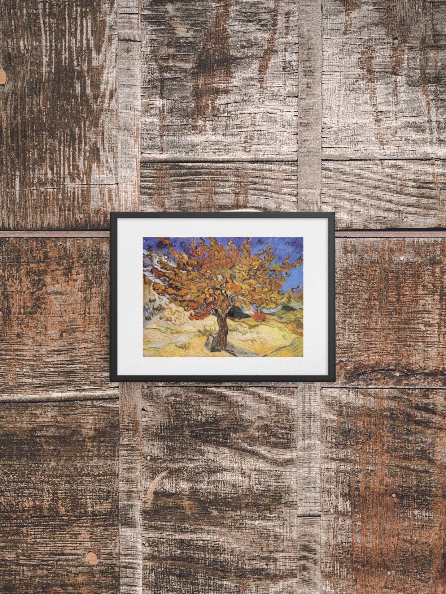The Mulberry Tree--vincent Van Gogh Expressionism Abstract Modern Art ...