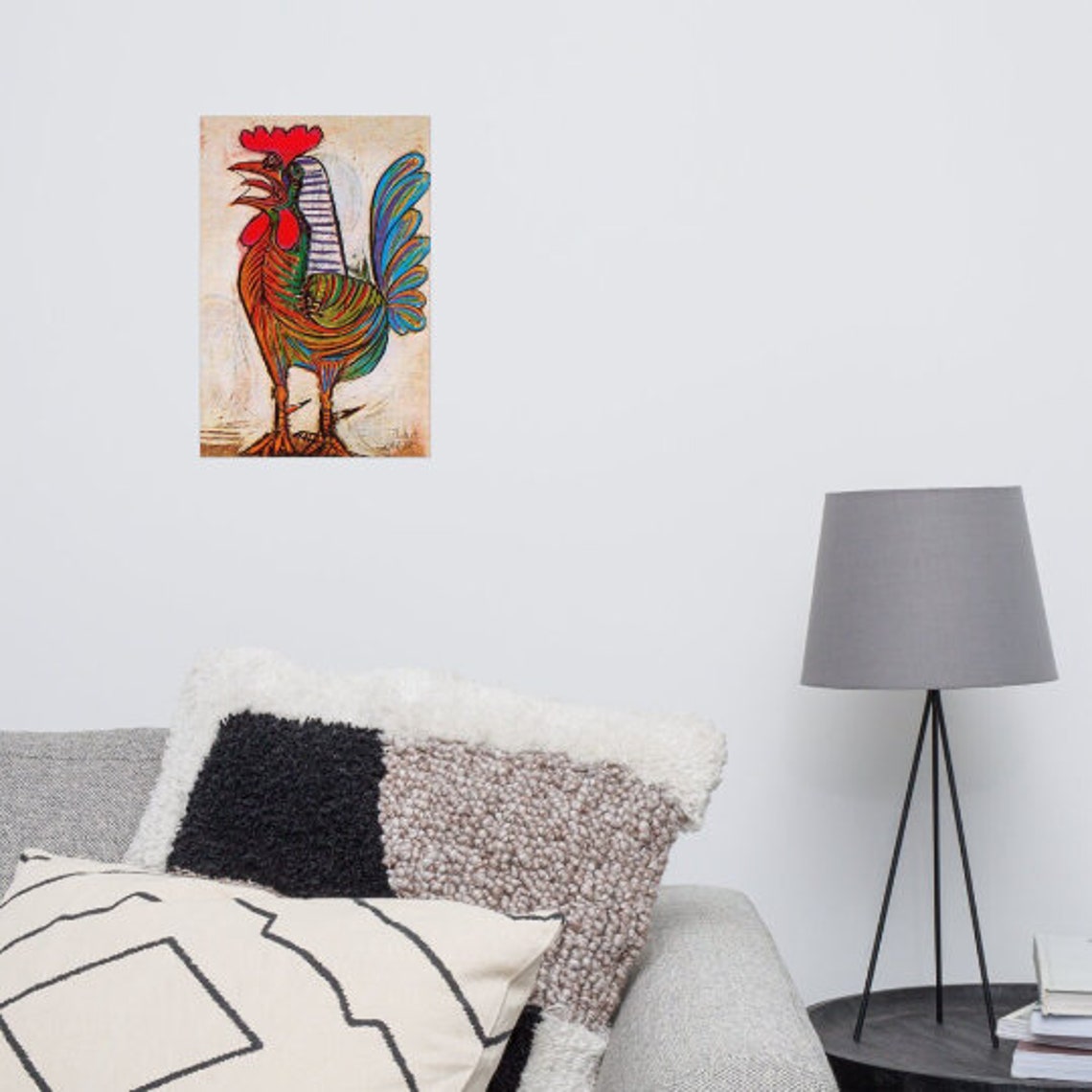 The Rooster le Coq Pablo Picasso Cubist Abstract Modern Art - Etsy