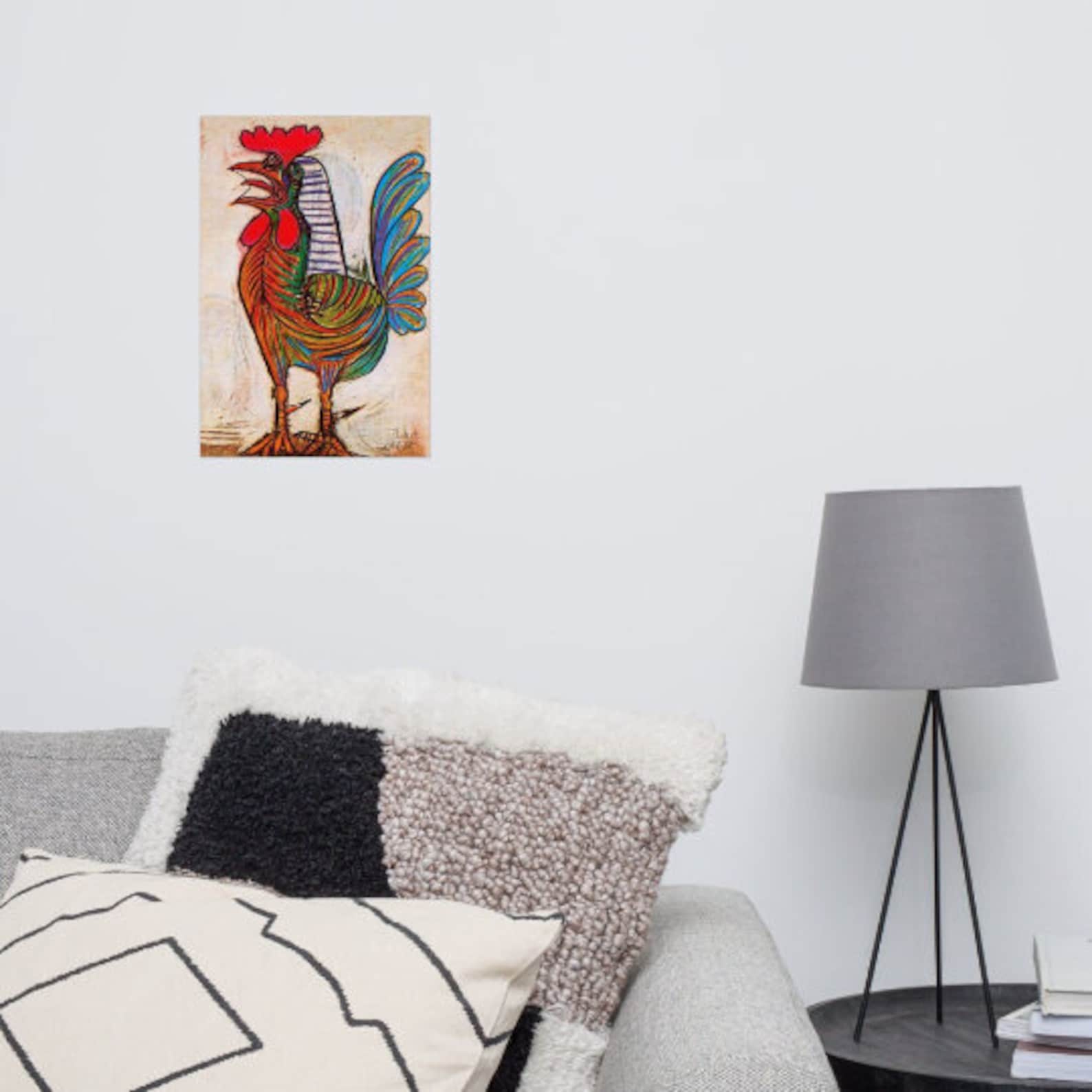 The Rooster le Coq Pablo Picasso Cubist Abstract Modern Art - Etsy