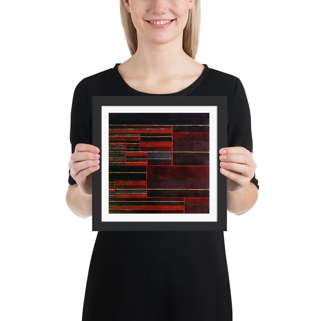 In the Current Six Thresholds--paul Klee Abstract Modern Art Framed ...