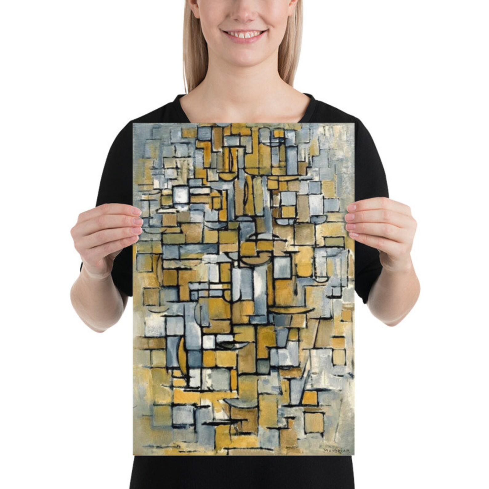Tableau No. 1piet Mondrian Abstract Modern Art Giclée - Etsy