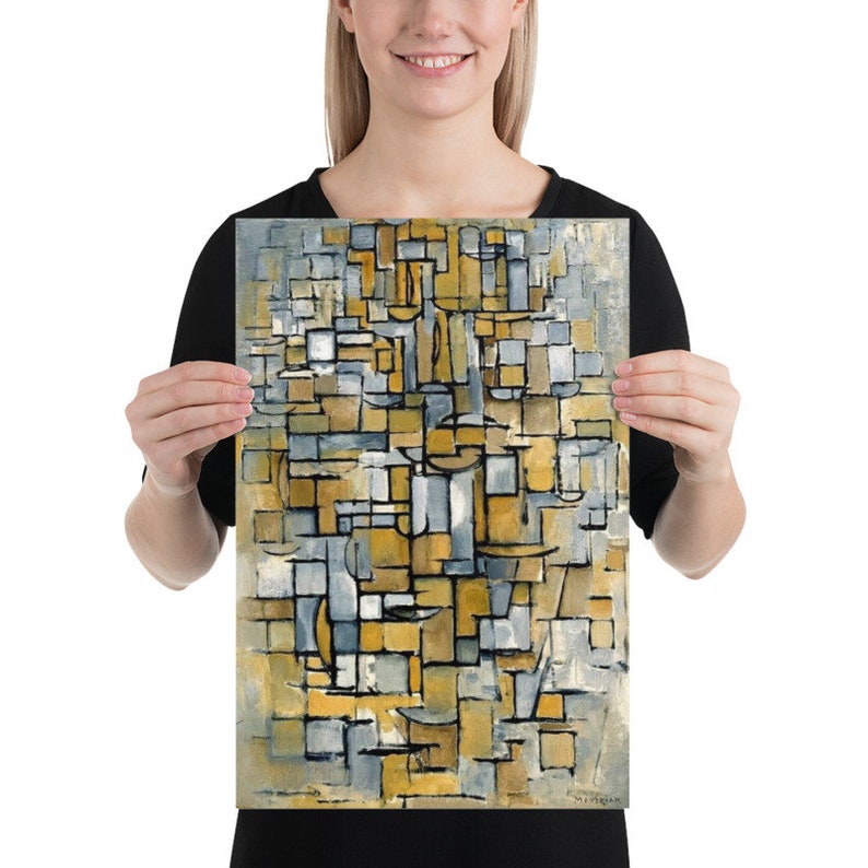 Tableau No. 1piet Mondrian Abstract Modern Art Giclée - Etsy