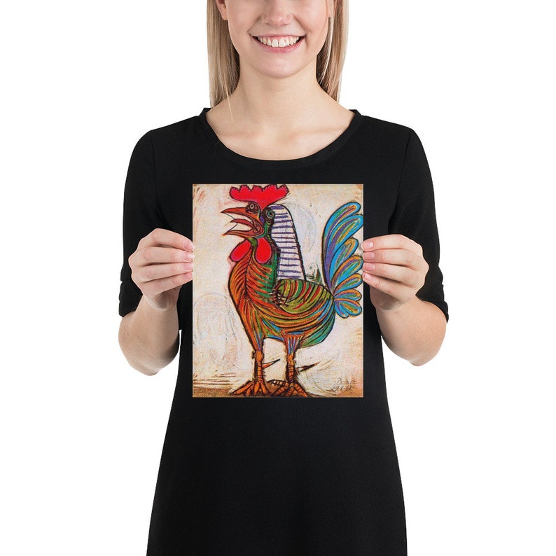 The Rooster (le Coq) Pablo Picasso Cubist Naïve Art Abstract Modern Art ...