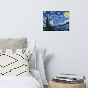 Starry Night--vincent Van Gogh Abstract Expressionism Modern Art Giclée ...