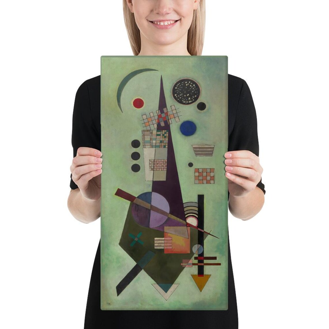 Extended (1926)--wassily Kandinsky Geometric Abstract Modern Art 10"x20 ...