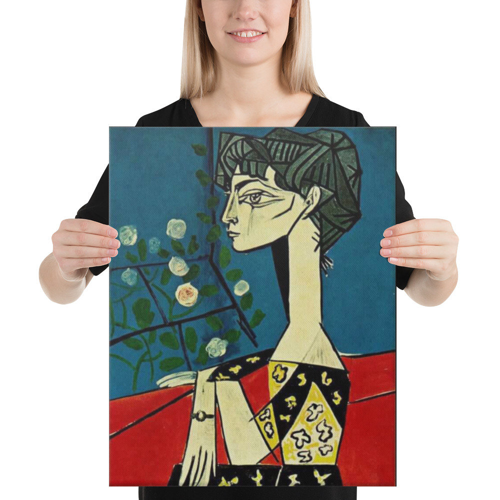 Jacqueline With Flowerspablo Picasso Abstract Surrealist Cubism Modern ...