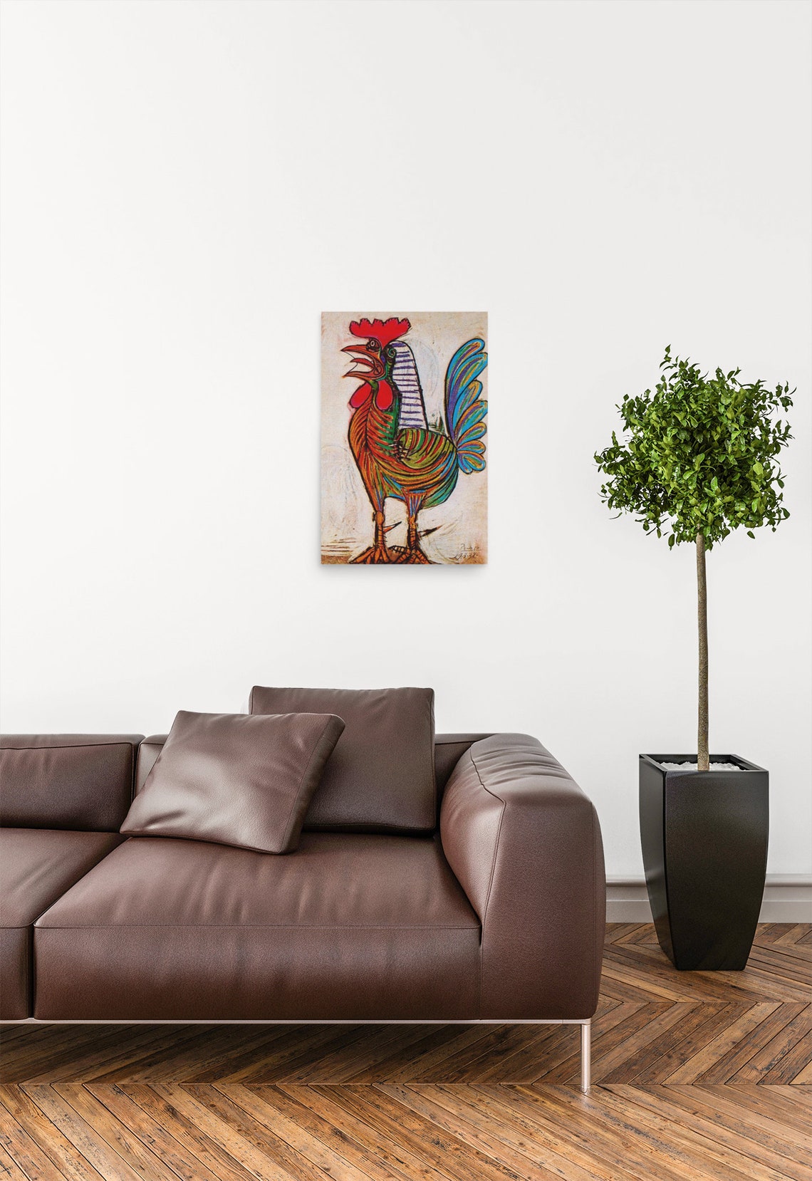 The Rooster le Coq Pablo Picasso Cubist Abstract Modern Art Giclée ...