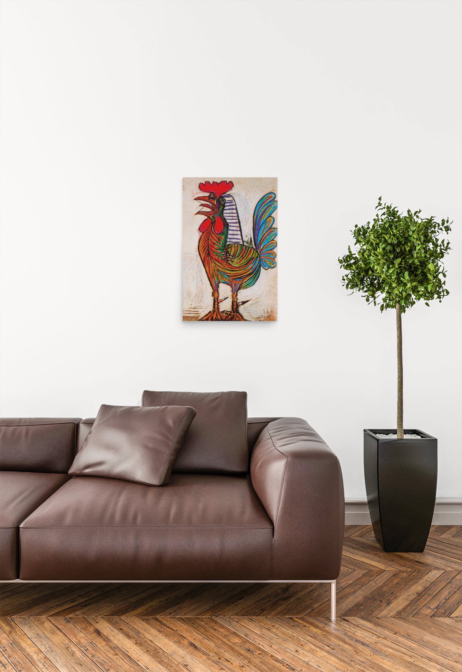 The Rooster (le Coq) Pablo Picasso Cubist Naïve Art Abstract Modern Art ...