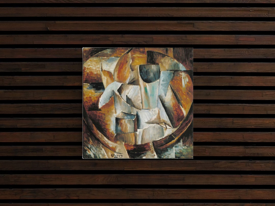Glass on a Table--georges Braque Abstract Analytical Cubism Modern Art ...