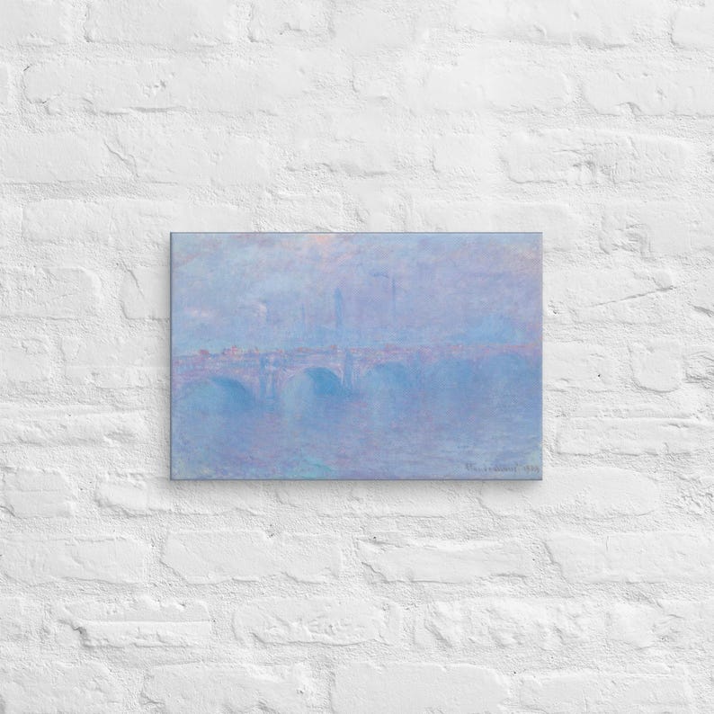 Waterloo Bridge-effet De Brouillard--claude Monet Impressionism Modern ...