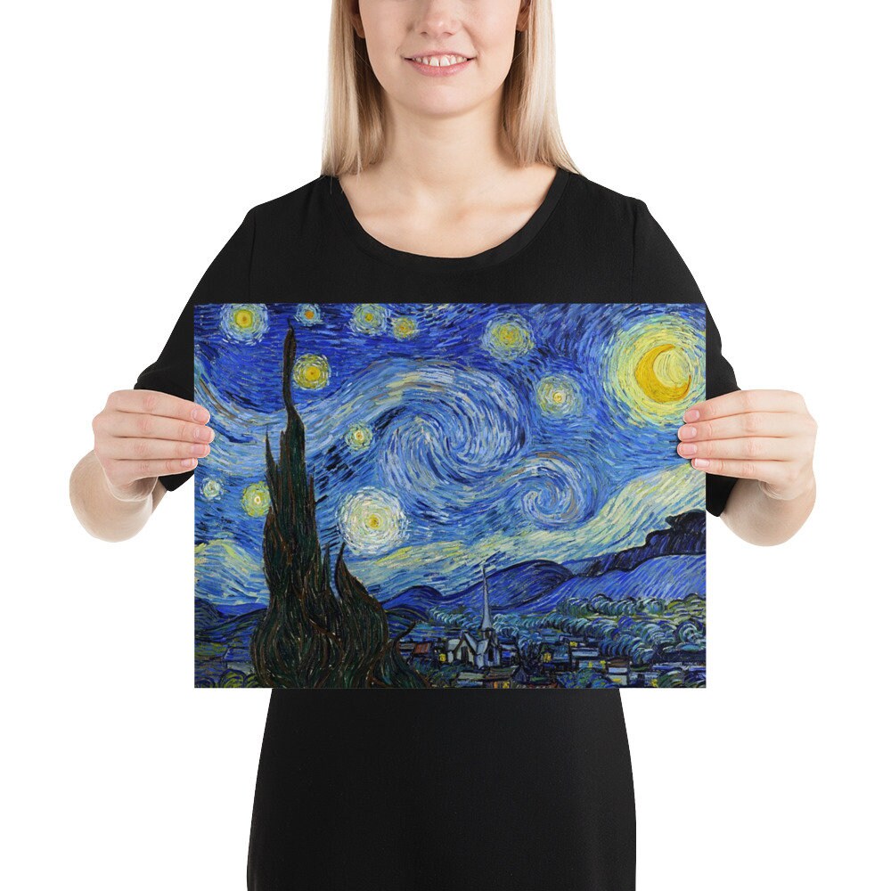 Starry Nightvincent Van Gogh Abstract Expressionism Modern - Etsy