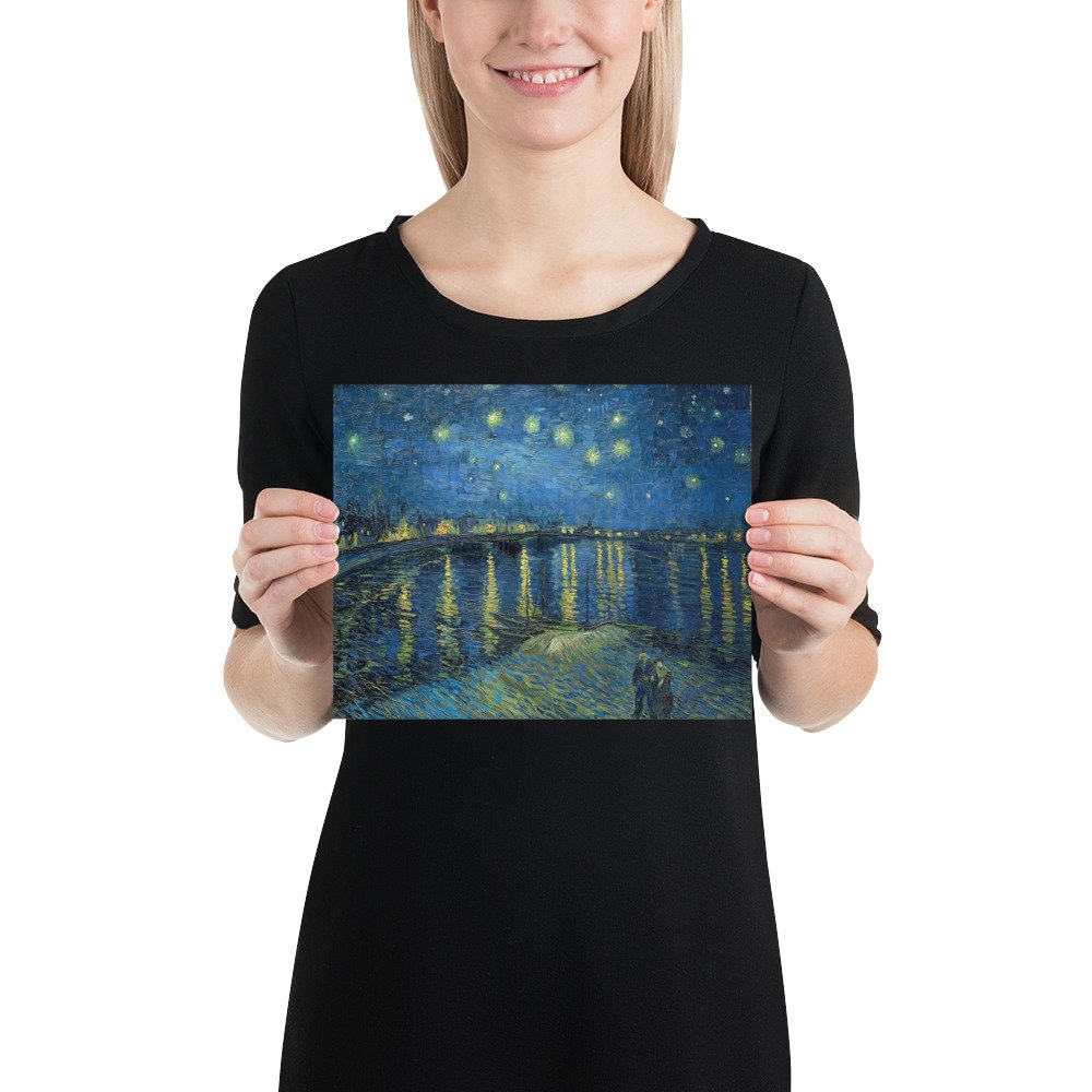 Starry Night Over the Rhone--vincent Van Gogh Expressionism Modern Art ...