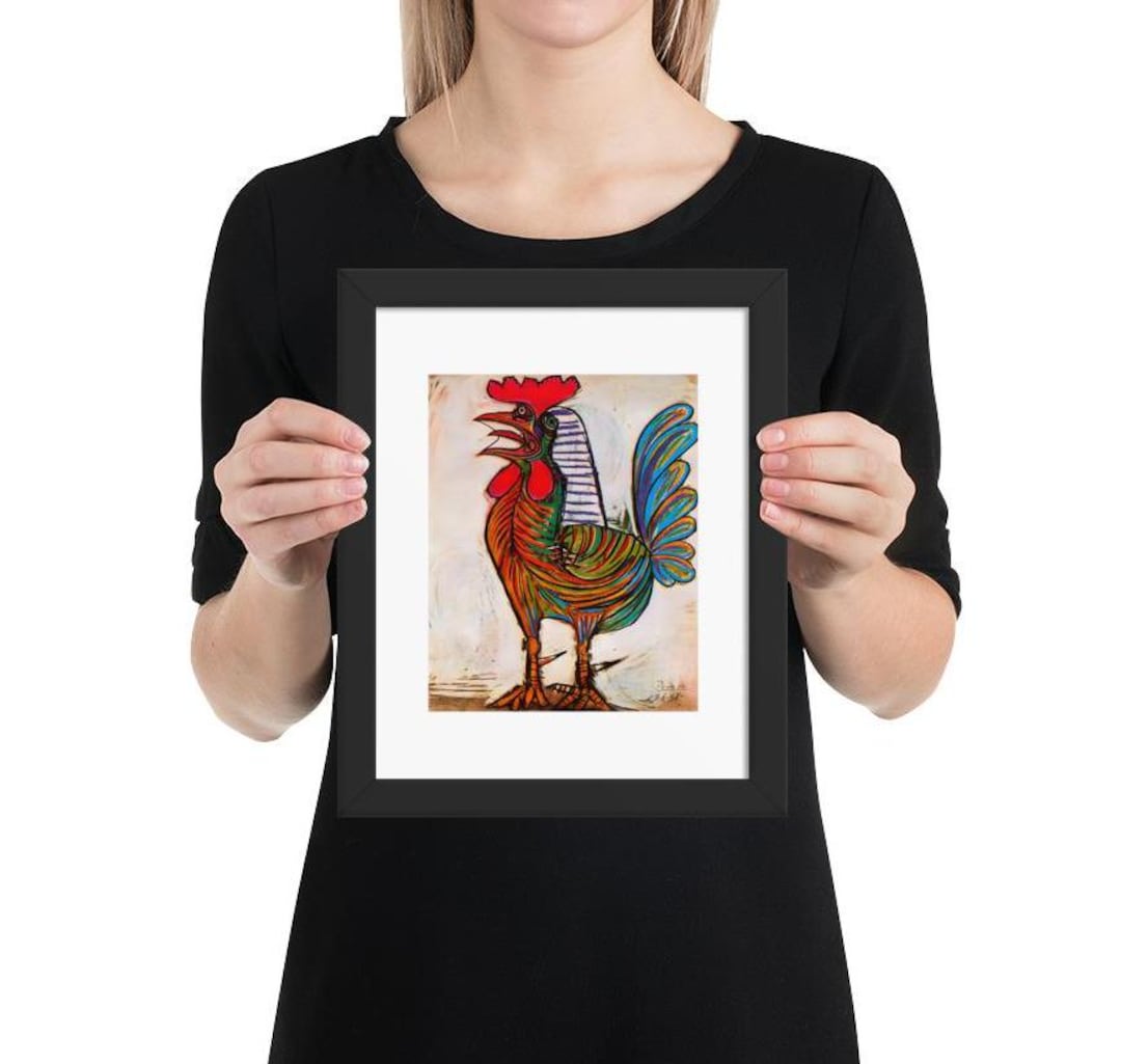 The Rooster (le Coq)--pablo Picasso Abstract Cubist Modern Art Framed ...