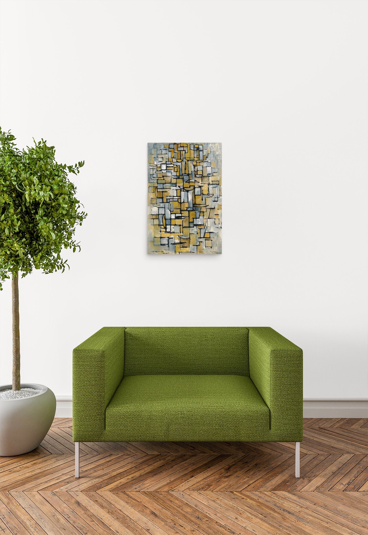 Tableau No. 1piet Mondrian Abstract Modern Art Giclée - Etsy
