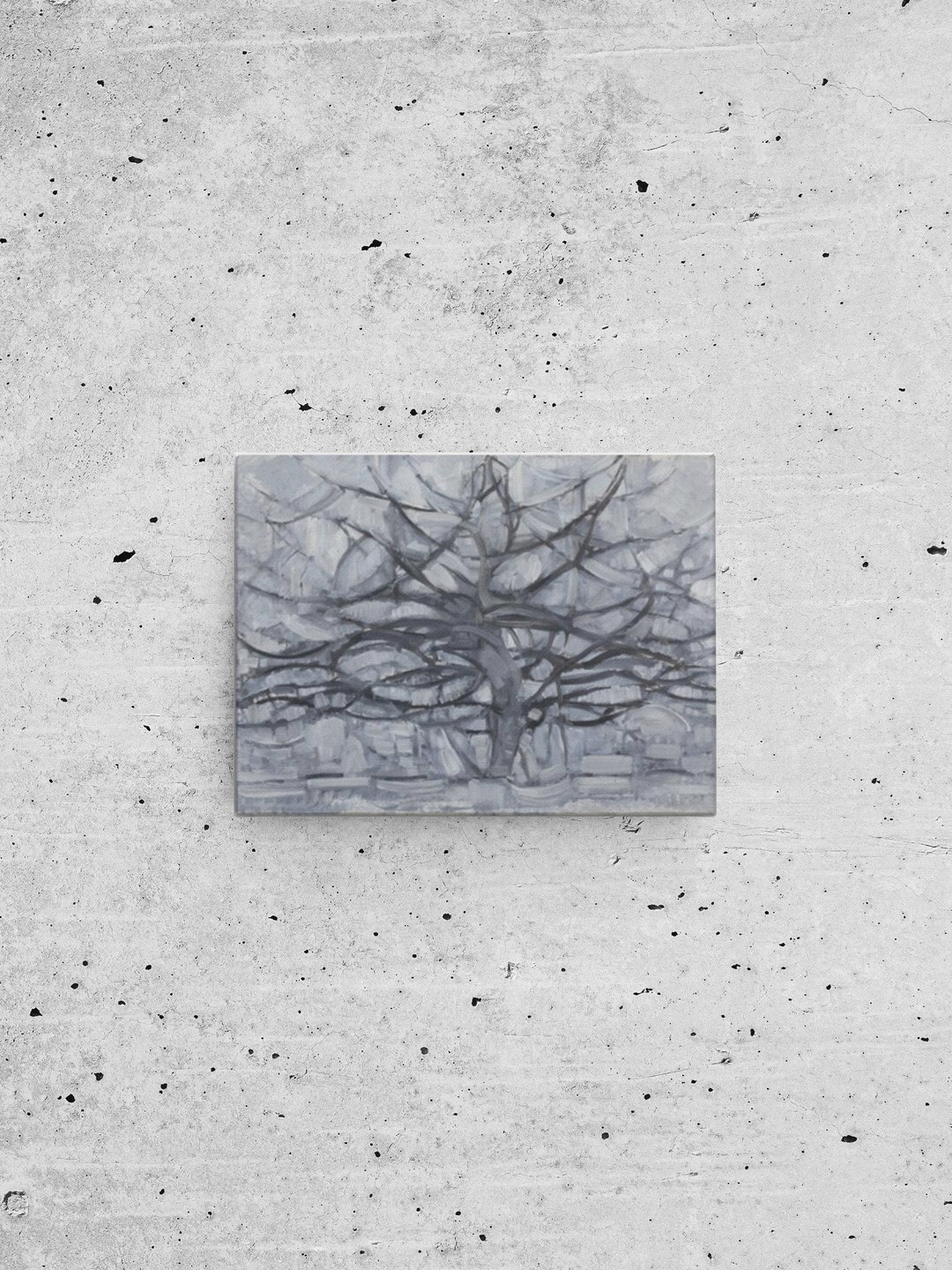 The Gray Tree--piet Mondrian Post-impressionism Abstract Modern Art ...