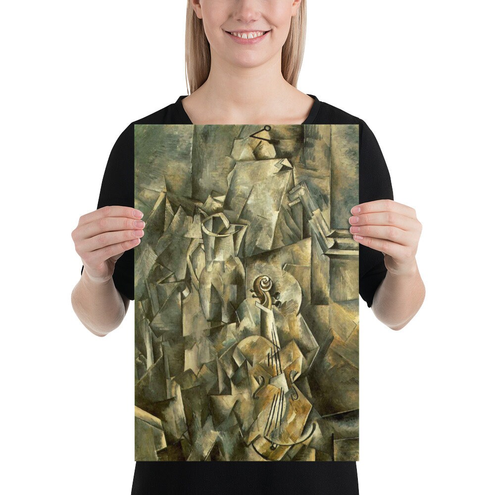 Pitcher and Violingeorges Braque Analytical Cubism Abstract Modern Art ...