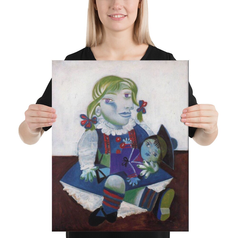 Maya With Dollpablo Picasso Cubist Abstract Modern Art Canvas Interior ...