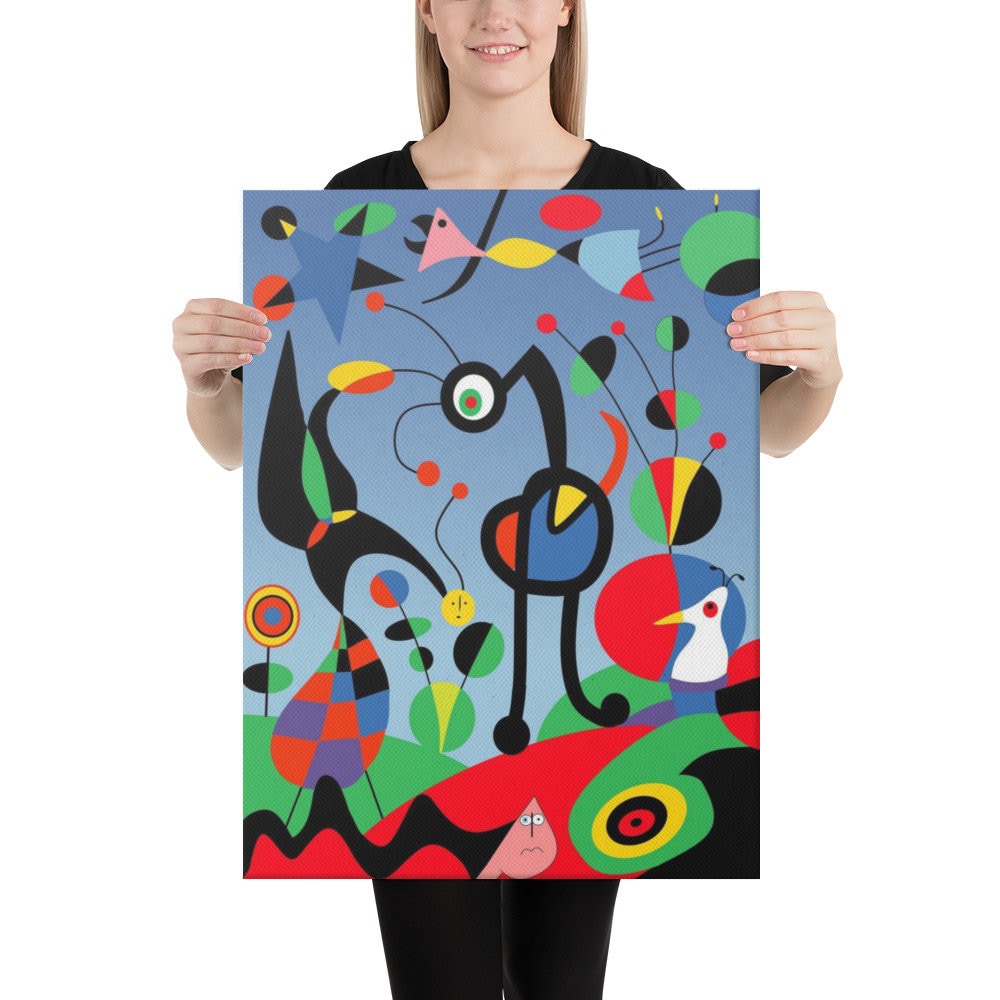 The Garden el Jardinjoan Miró Abstract Surrealist Modern - Etsy