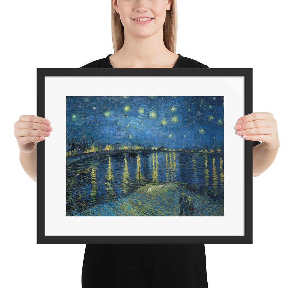 Starry Night Over the Rhonevincent Van Gogh Expressionism - Etsy