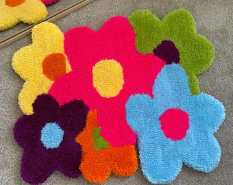 Tufted Rug Flower - Etsy