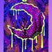 Hand Finished Digital Crescent Moon Art Poster Print - Etsy